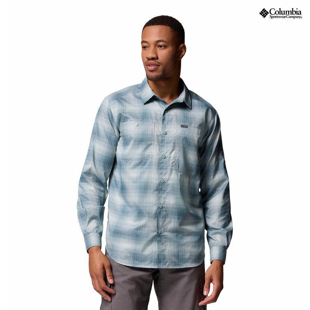 Columbia Men's Silver Ridge™ Utility Lite Plaid Long Sleeve - Everblue ...