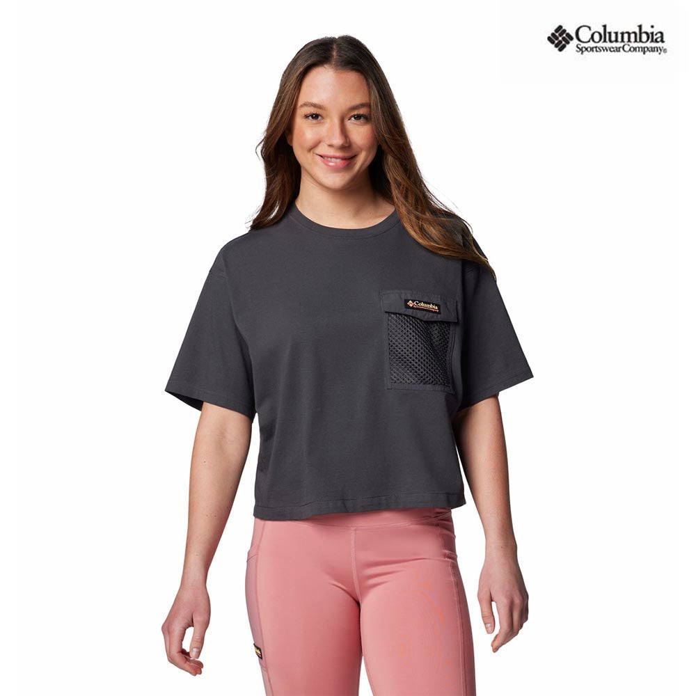 Columbia Women's Painted Peak Knit Short Sleeve Crop – Columbia Sportswear
